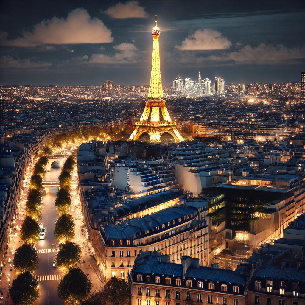 Lighting the Eiffel Tower - PARIS